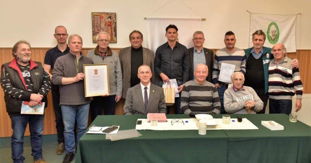 Kemény Ferenc, Gyarmati Olga és Magyar Zoltán az olimpiai akadémia…