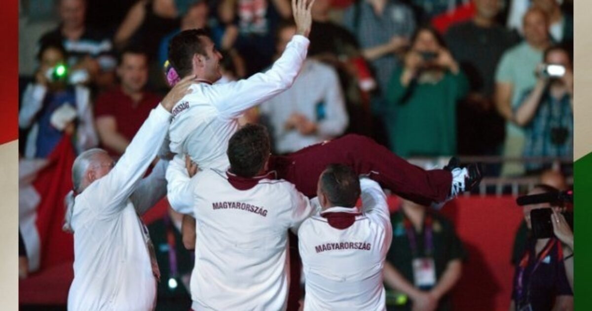 Olimpiai bajnokok lent, olimpiai bajnok fent